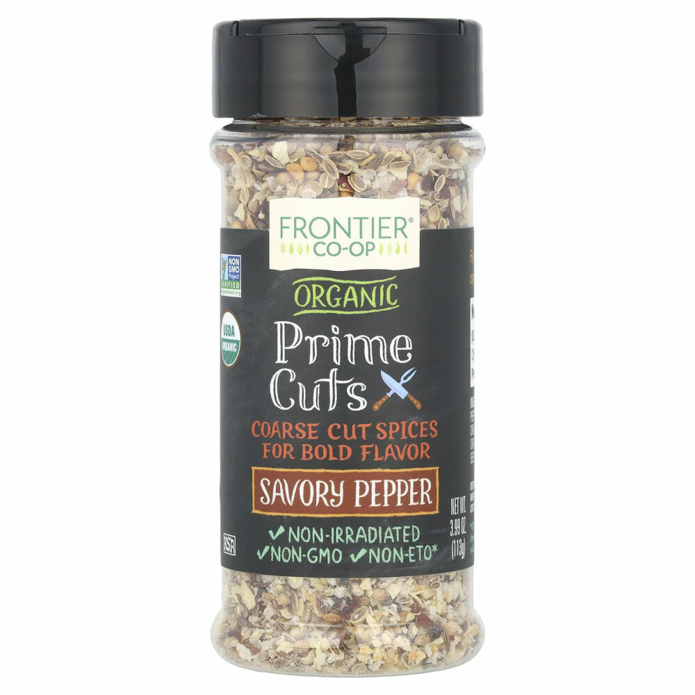 Frontier Co-op, Organic Prime Cuts, органический пикантный перец, 113 г (3,99 унции)