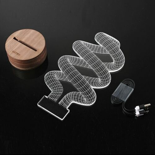 3D Ночник "Спираль" Spiral 3d lamp