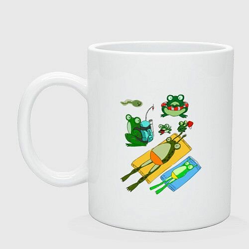 Лягушки Керамическая кружка