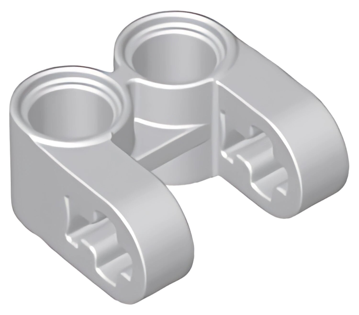 Деталь LEGO Technic, Axle and Pin Connector Perpendicular Double Split 41678 Light Bluish Gray U