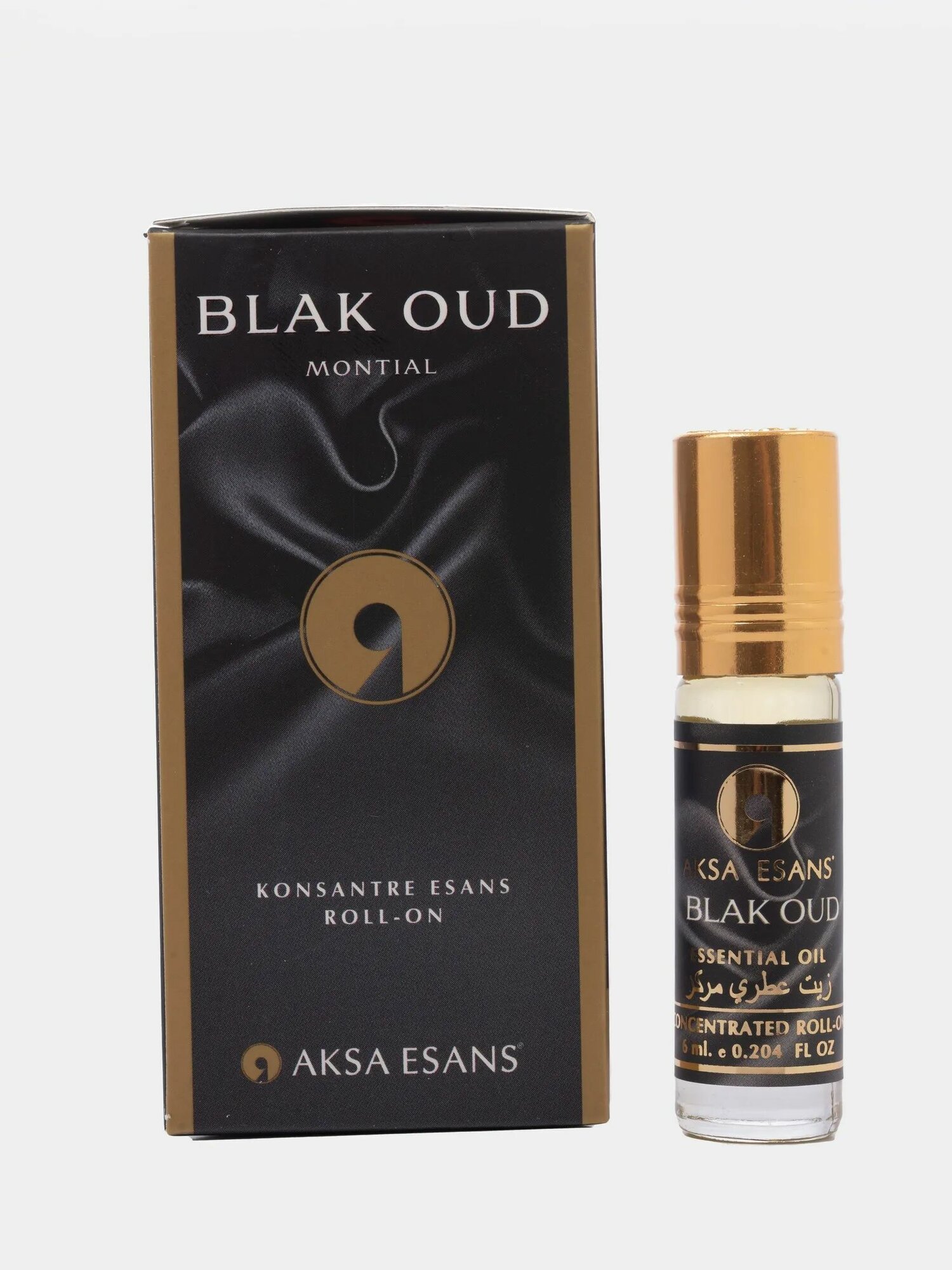 Турецкие мужские масляные духи Blak oud от Aksa esans Турция, 6мл