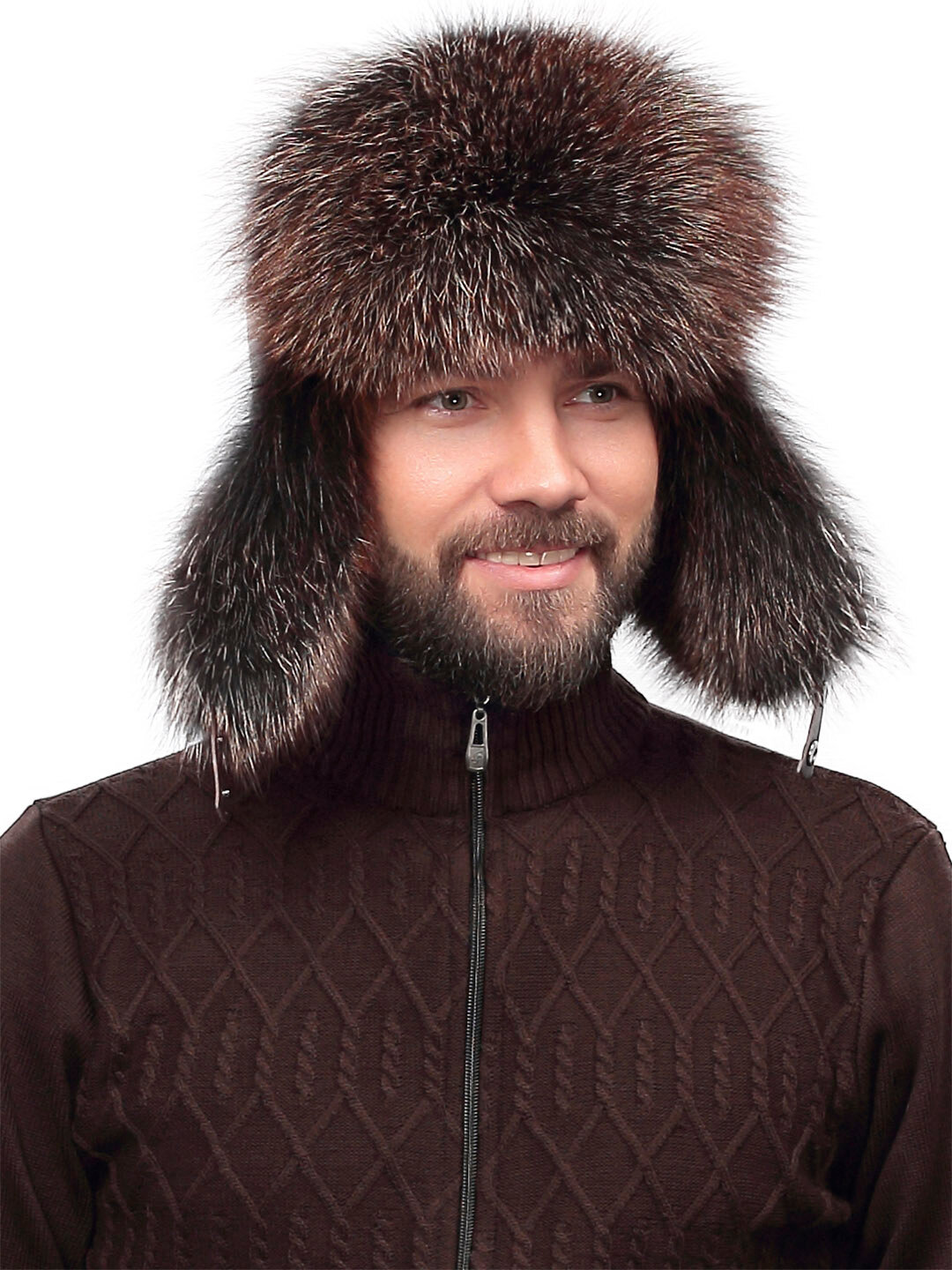 Шапка-ушанка для мужчин