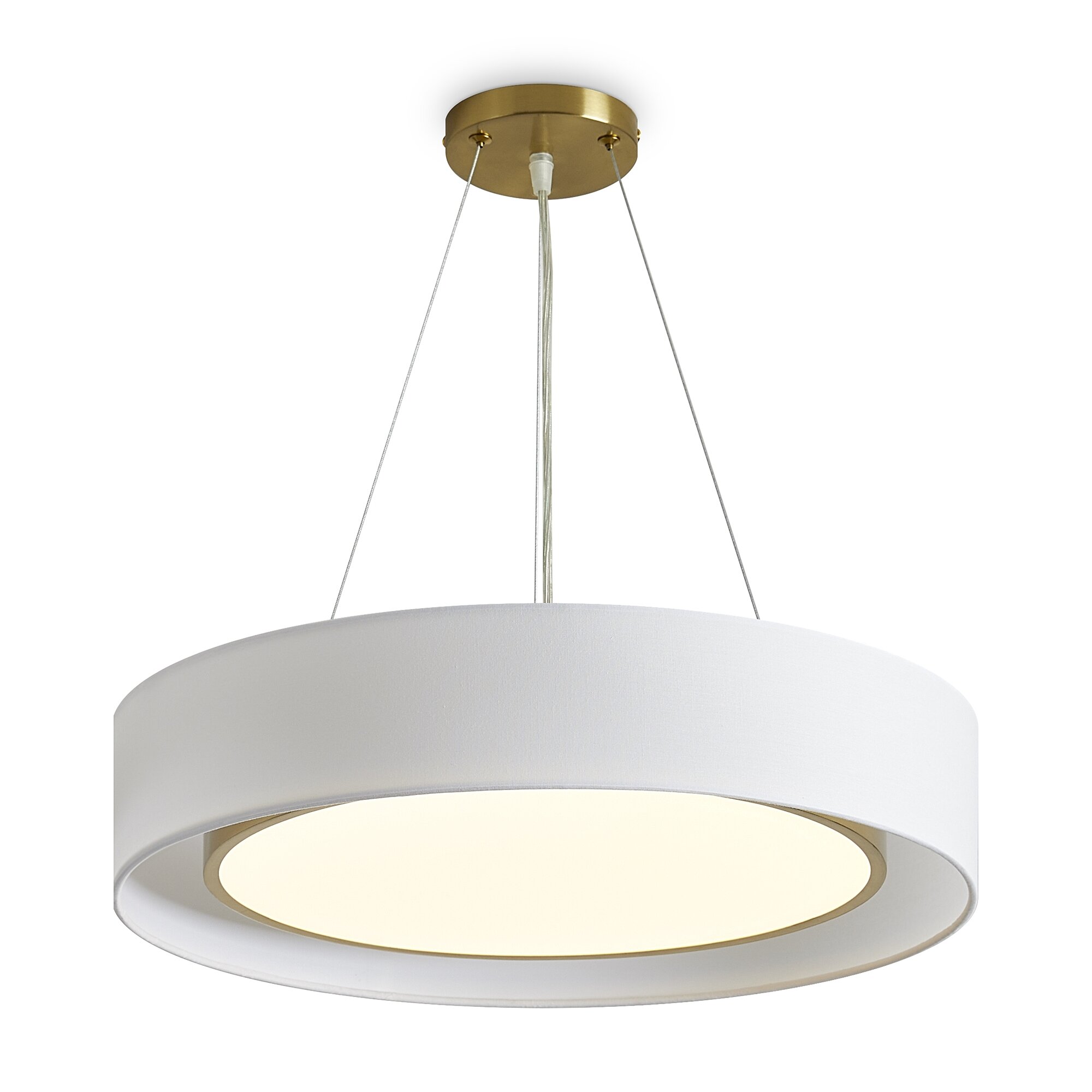 Подвесная люстра Freya Cozy FR6170PL-L52BS, LED, кол-во ламп:1шт, Латунь