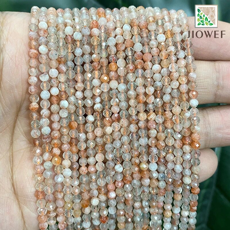 Натуральные бусины амазонит агат лунный камень 2мм/3мм 2mm-about 170pcs, Yellow Sun Stone