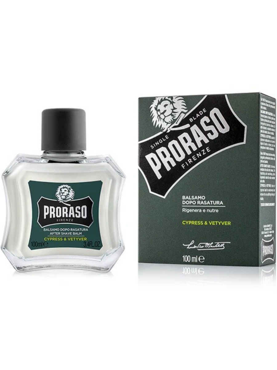 Бальзам после бритья Proraso CYPRESS & VETYVER (Кипарис и Ветивер), 100 мл