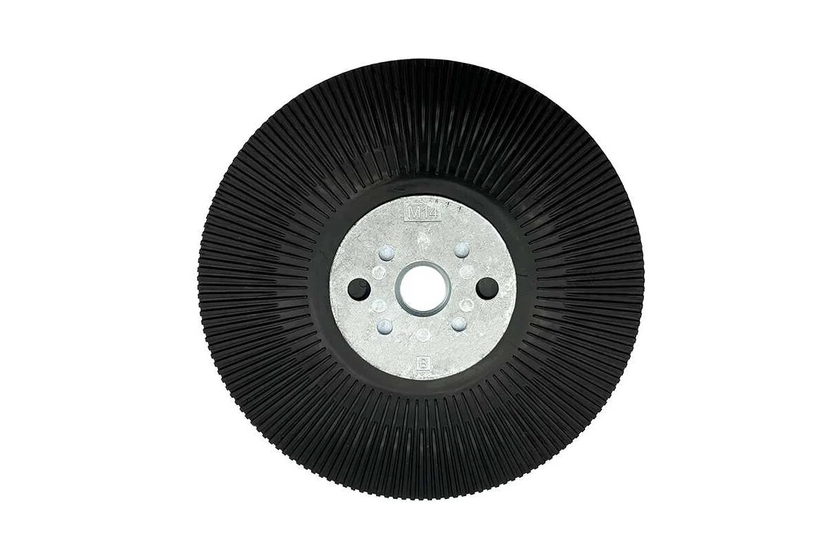 TOTFLEX Оправка для фибровых кругов 125 мм М14 жесткая для шлифовки и обработки материалов