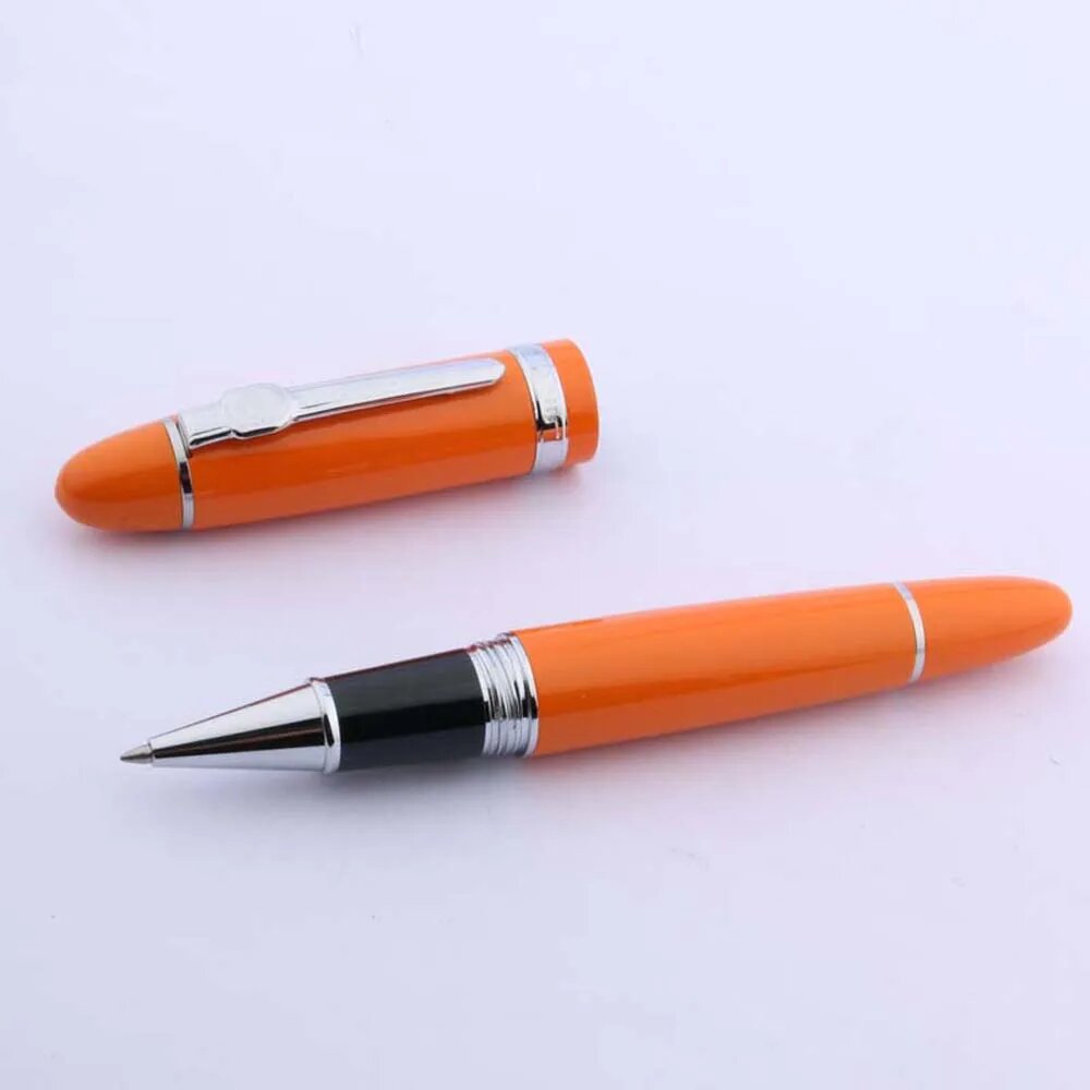 Jinhao 159 серебристая шариковая ручка Оранжевый, Оранжевый