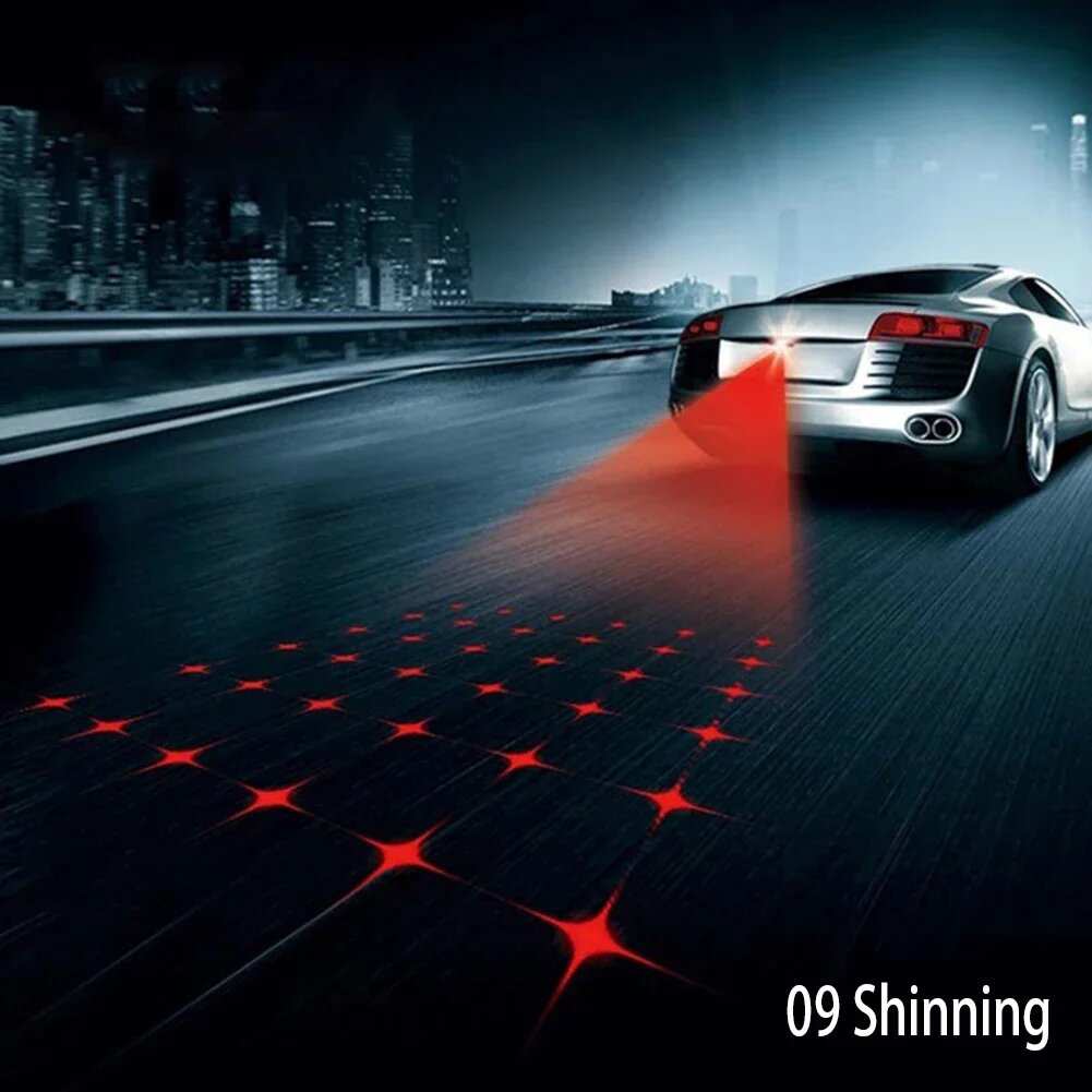 Задний лазерный стоп-сигнал с Shinning подсветкой