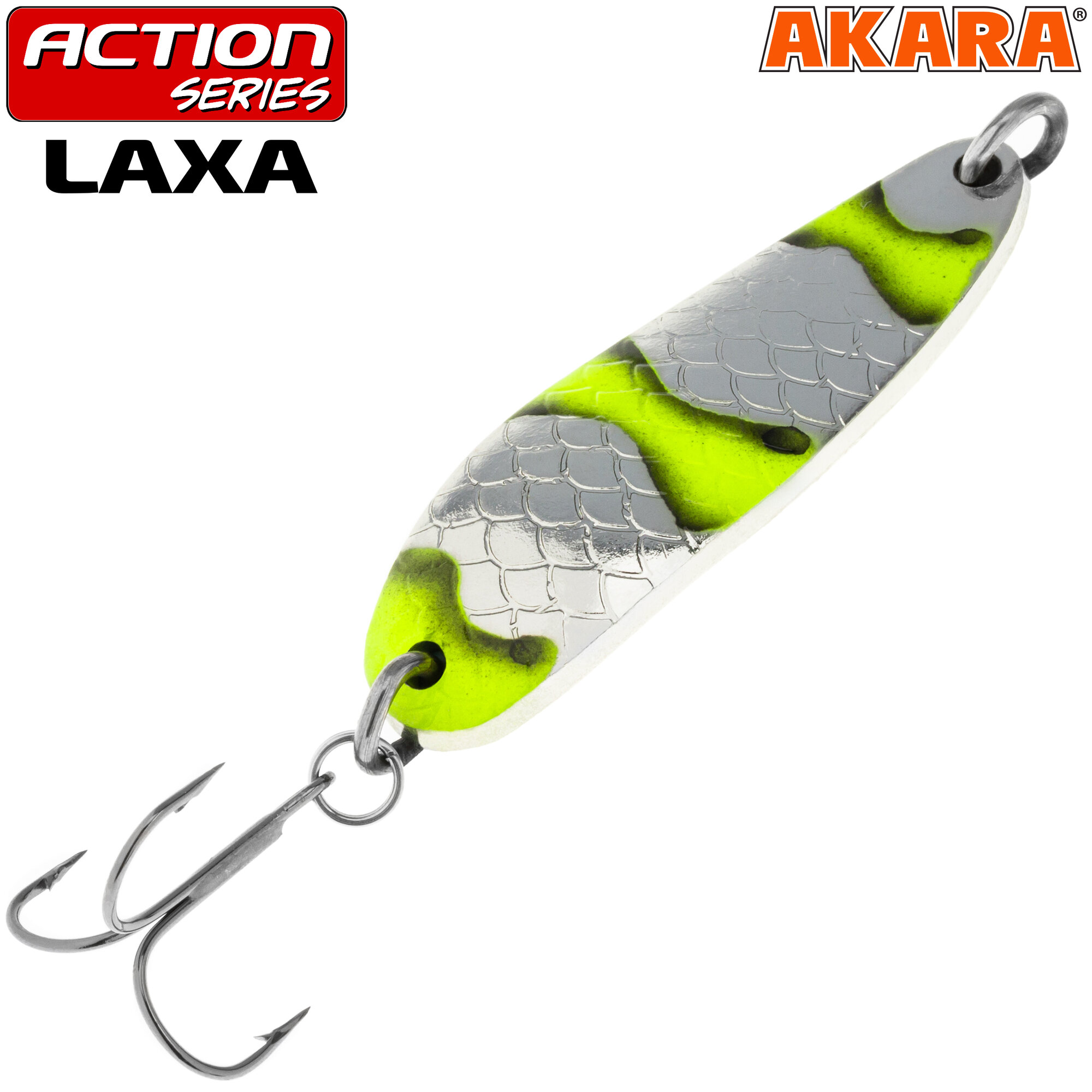 Блесна колебалка Akara Action Series Laxa 28гр. AB90