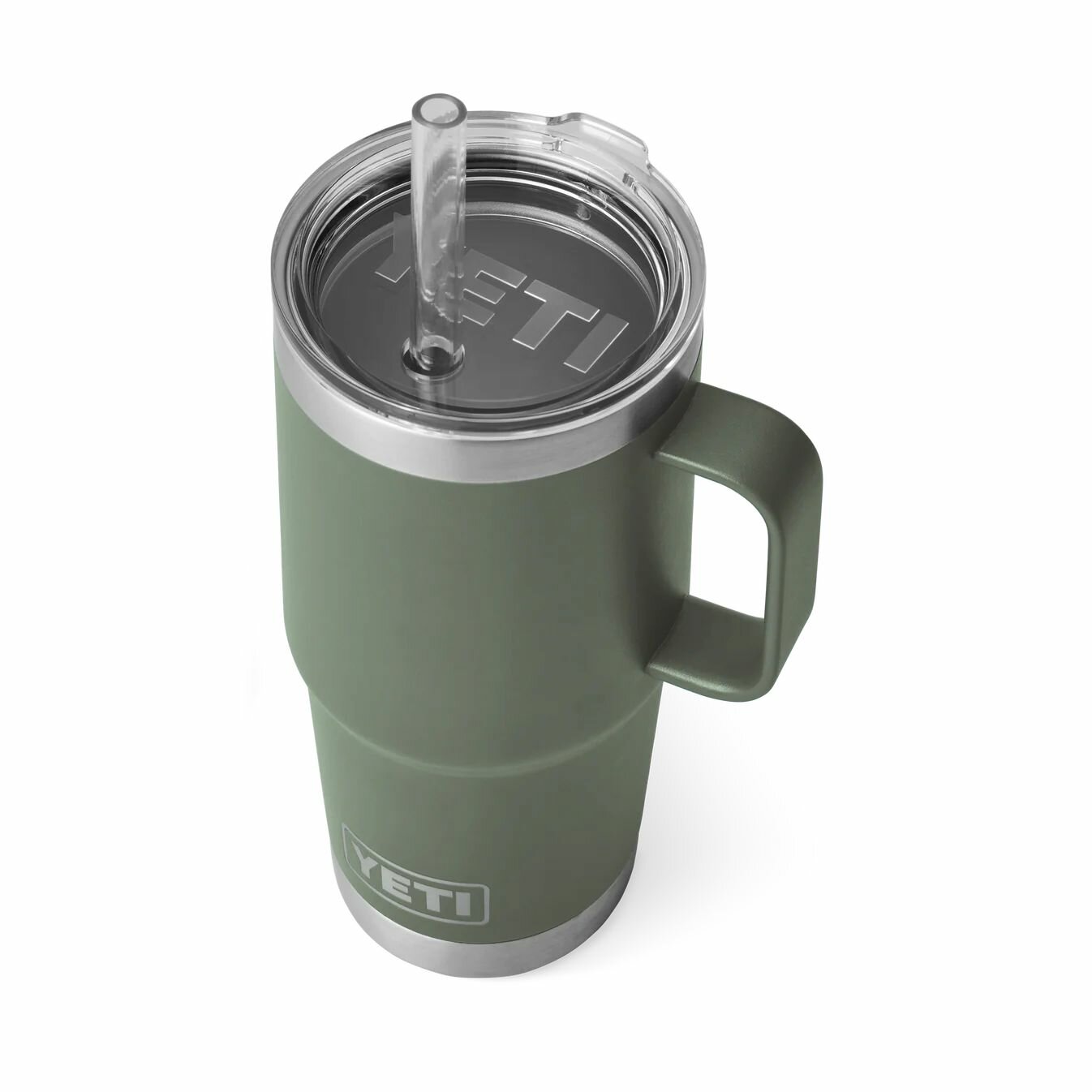 YETI термокружка с трубочкой Rambler (Camp Green) 739мл