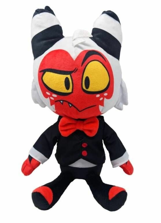 Мягкая игрушка Мокси Moxxie из мультика Адский Босс (Helluva boss) sharkrobot