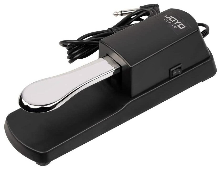 Педаль сустейна Joyo JSP-10, для синтезаторов, MIDI-клавиатура, пластик, 1,5 м кабель
