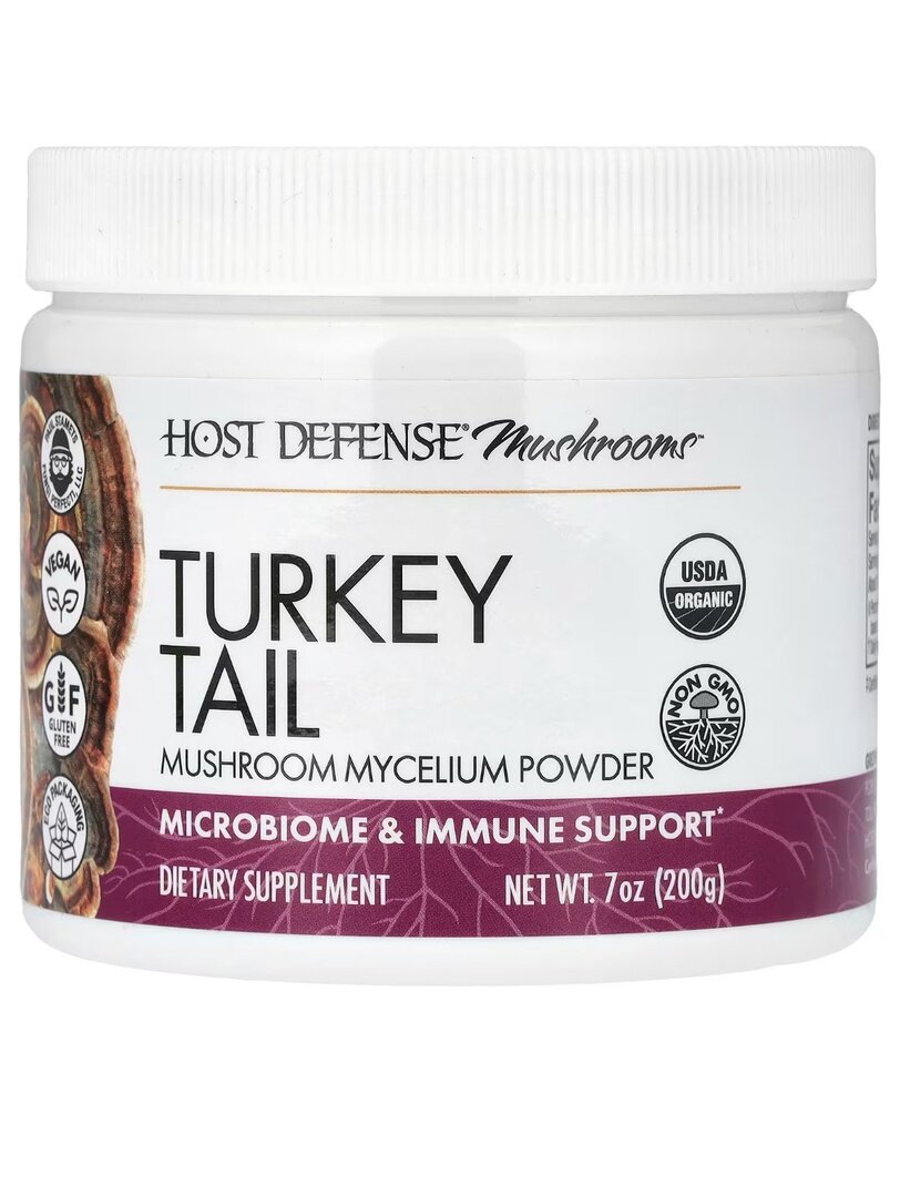 Host Defense трутовик индейки пребиотический гриб для иммунитета и баланса
