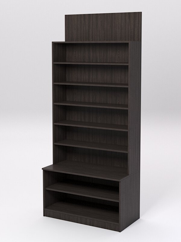 Стеллаж "каскад" №1 для обуви, Дуб Венге. Производитель товара - компания Westcom.