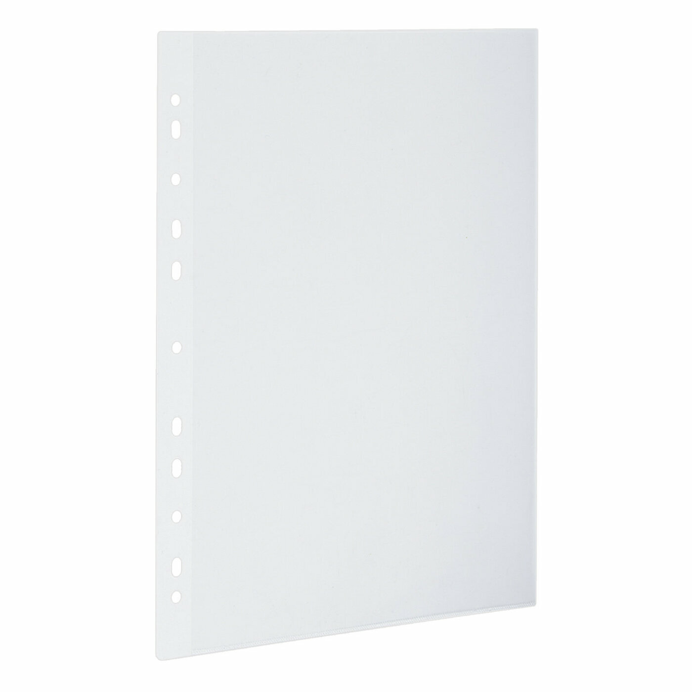 Папки-уголки Brauberg С перфорацией, прозрачные, до 40 листов, плотные 0,18 мм, 10 шт (226827)