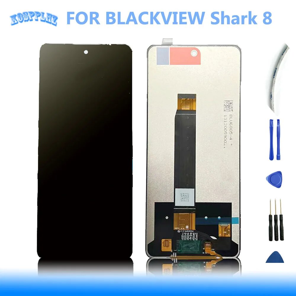 6,78 'Новый ЖК-дисплей для Blackview Shark 8, BLACKVIEW Shark8, дигитайзер сенсорного экрана в сборе, сменная панель, оригинальные детали