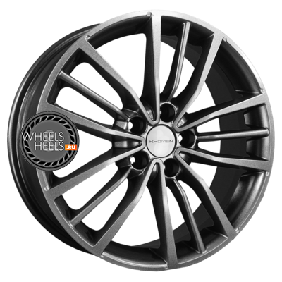 Khomen Wheels KHW1812 (Changan/Geely/Lexus/Suzuki/Toyota) 18x7 5x114.3 et45 dia60.1 Gray