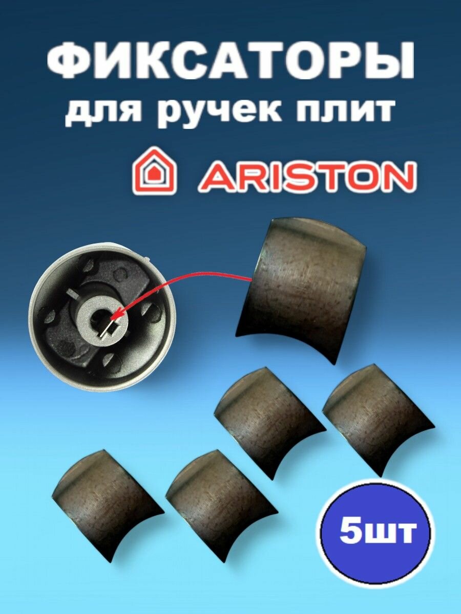 Фиксаторы (5 шт) для ручек плит Ariston