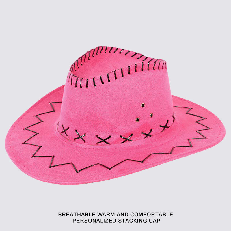 Шляпа "Ковбойская", розовая, универсальная, размер 1