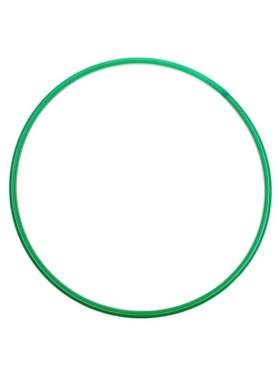Обруч, диаметр 60 см, цвет зелёный