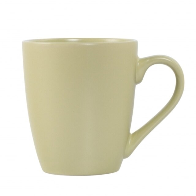 DOMENIK Blooming 350мл керамическая кружка зеленого цвета для чая и кофе дома