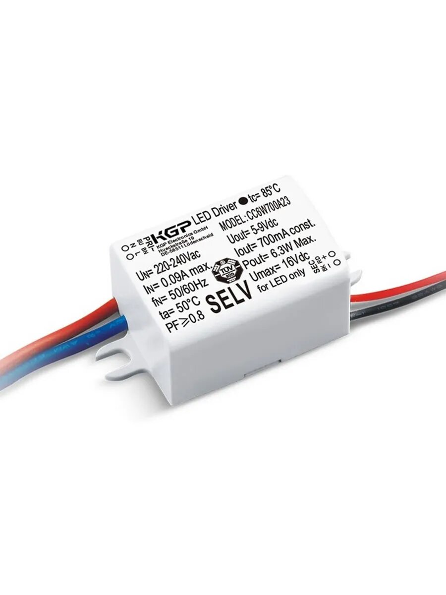LED-драйвер 7Вт AC-DC KGP CC6W500A23