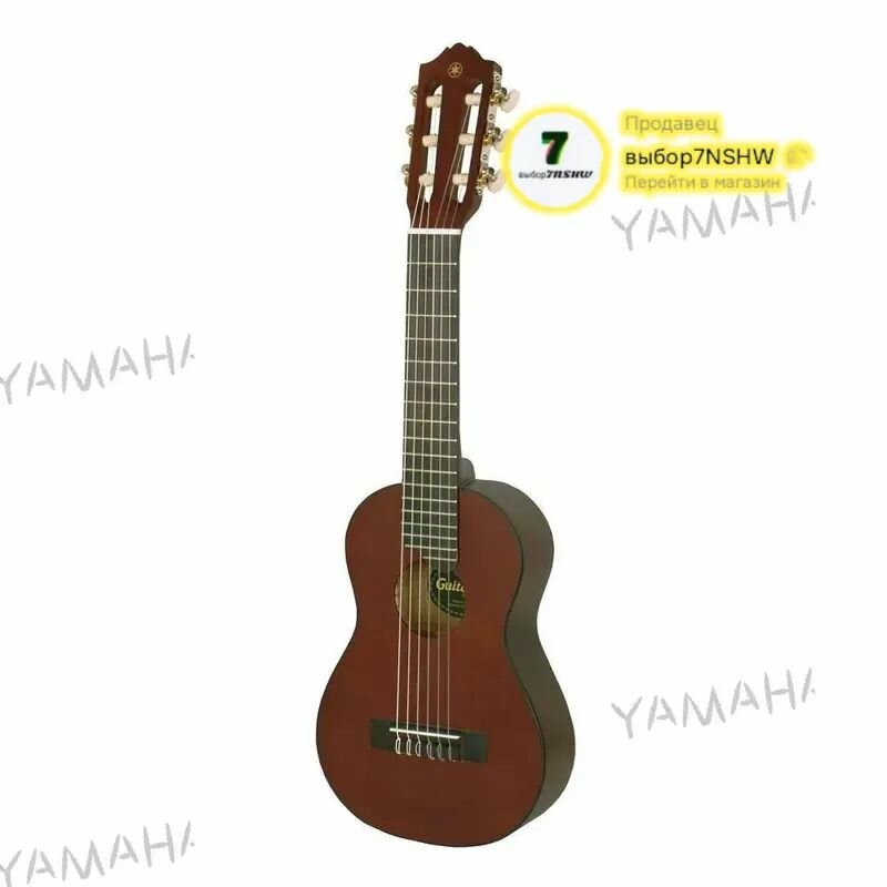 YAMAHA GL1 PBR / классическая гитара малого размера / гиталеле, струны нейлон, чехол, цвет коричневый