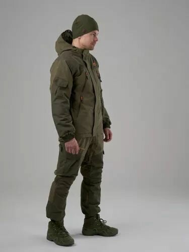 Костюм мужской зимний бизон 10000/10000 норвегия хаки/-15С/ (тайгер)