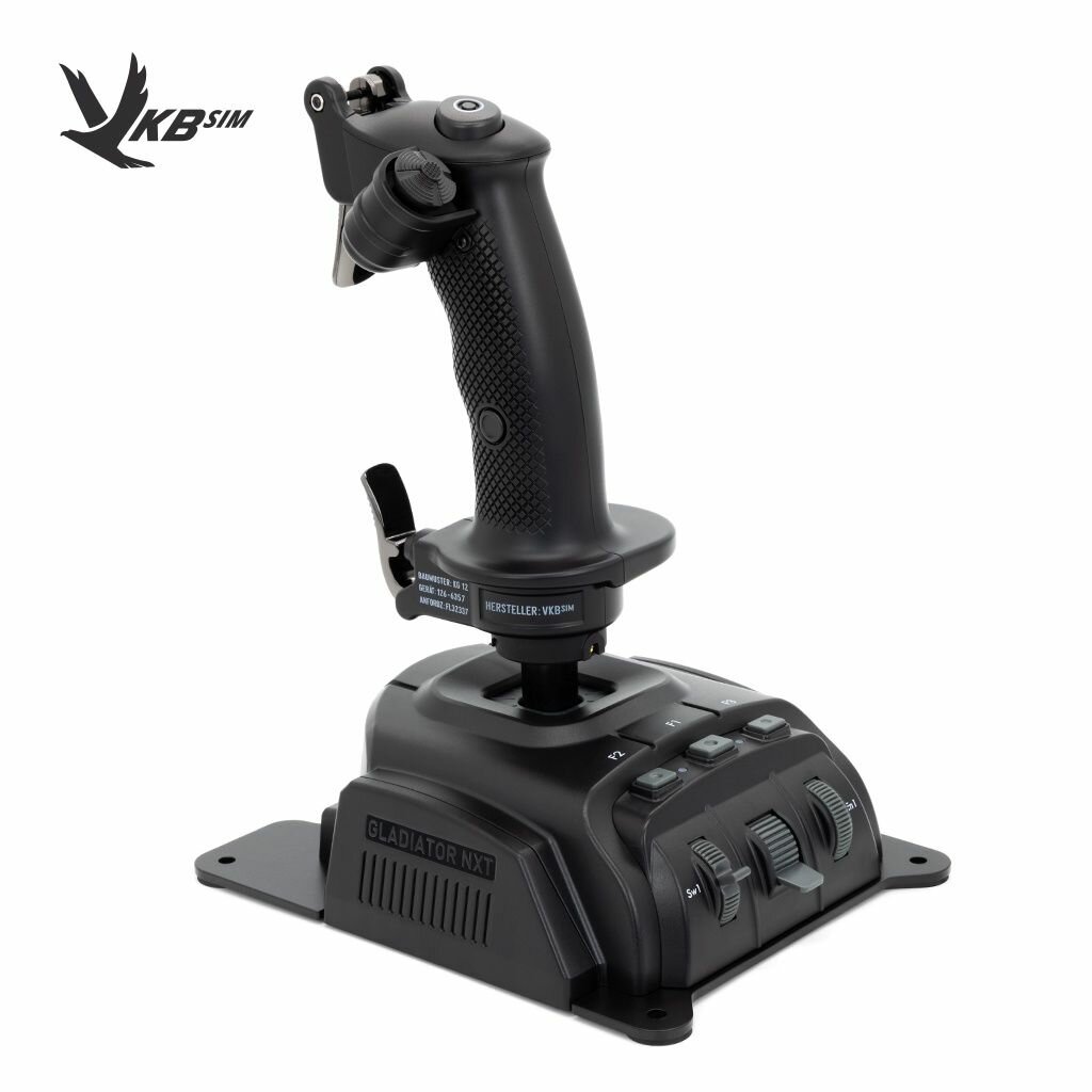VKBSIM Gladiator NXT EVO KG12 Полетный джойстик / Джойстик для VKB авиасимуляторов
