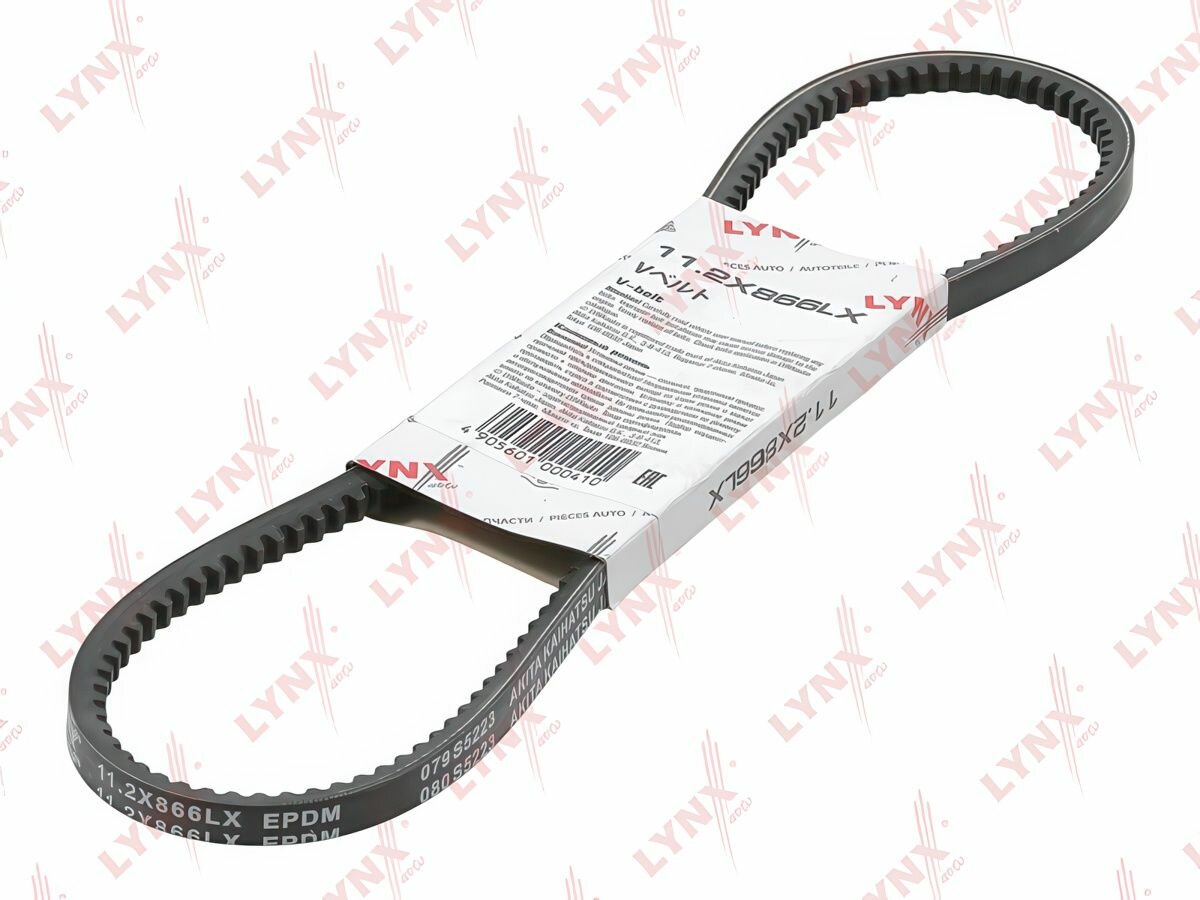 Ремень клиновой, для Ауди 80 B4, B3, Фольксваген Гольф 2, Джетта 2, Пассат B3 B4 арт 112X866LX LYNXAUTO