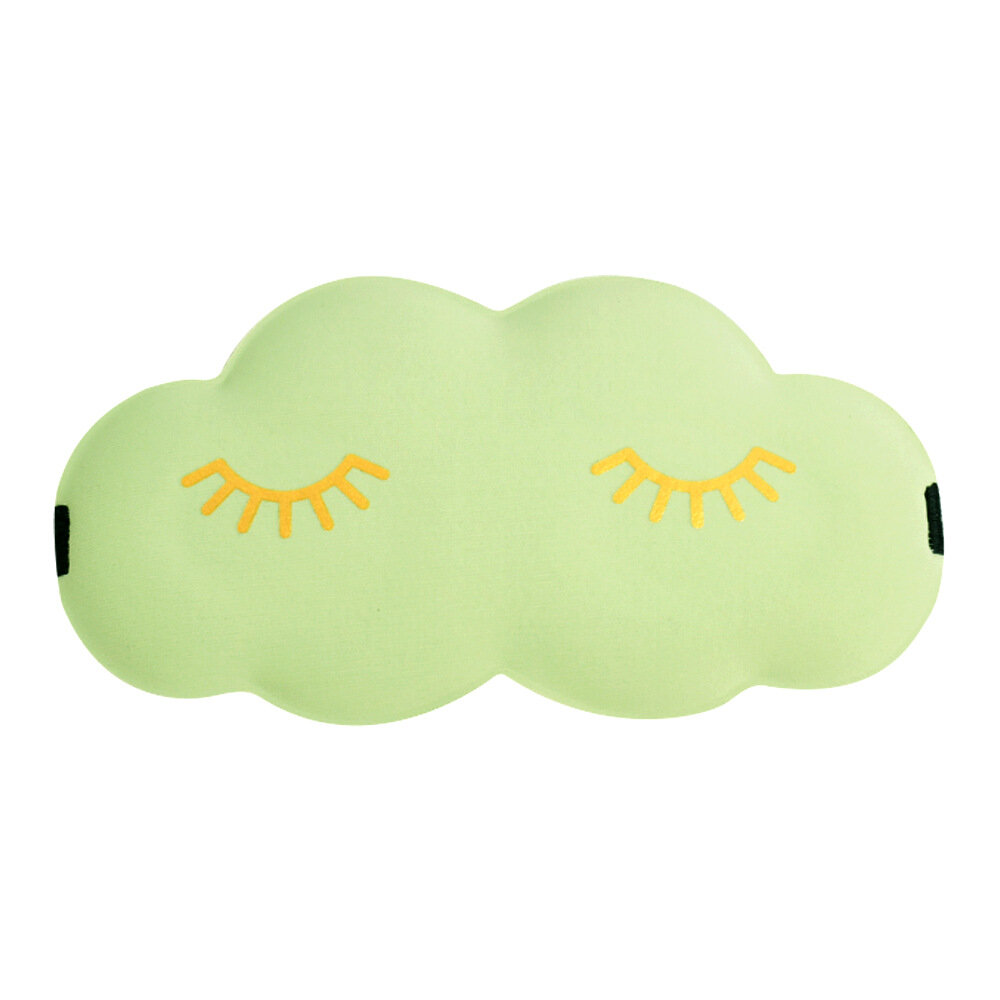 Маска для сна Cloud Sleep Mask, 3D-маска для сна, мягкий козырек из ледяного шелка с милым рисунком в виде ресниц, удобная повязка на глаза, дышащая дорожная повязка для детей и взрослых