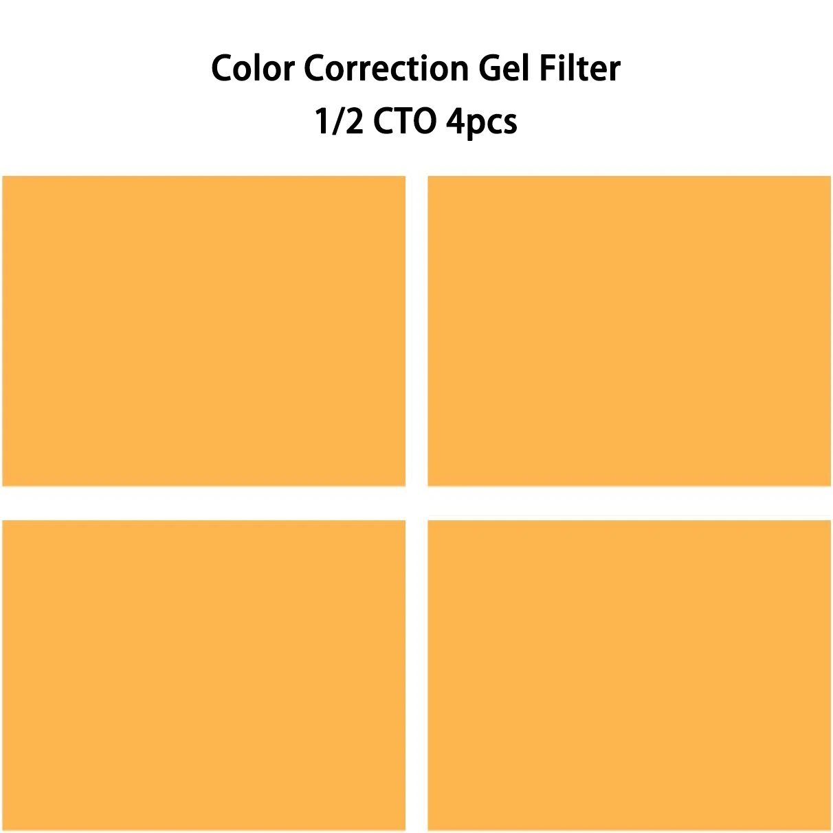 Гелевый фильтр для коррекции цвета WNG 16x20 дюймов CTO Half Orange 4