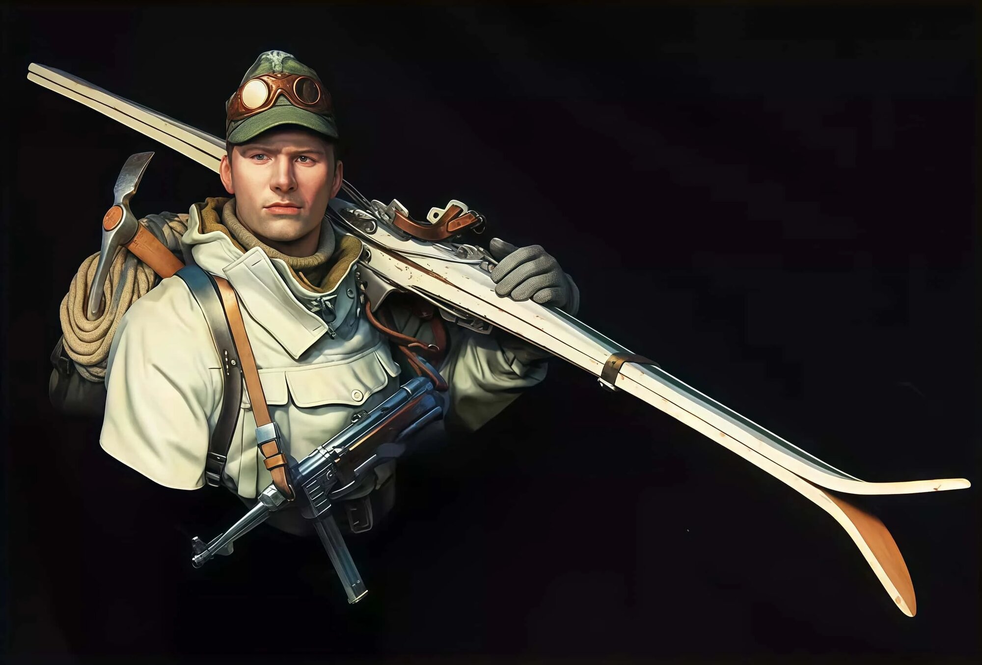Модель солдата из смолы GK 1/10