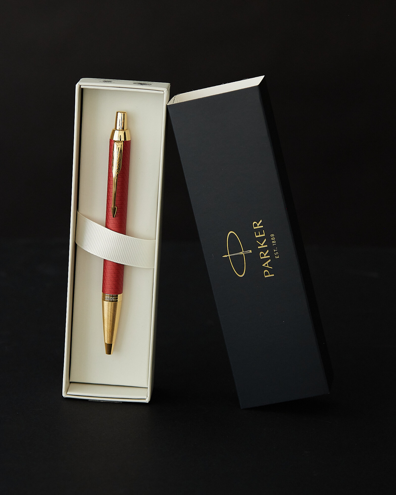 Шариковая ручка Parker IM Premium K318 Red GT, стержень: M, цвет чернил: blue, в подарочной упаковке