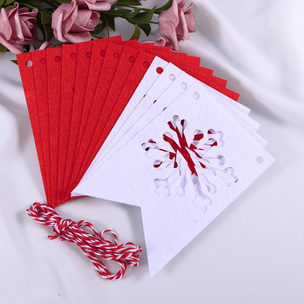 Рождественские баннеры "Let It Snow" из нетканого материала