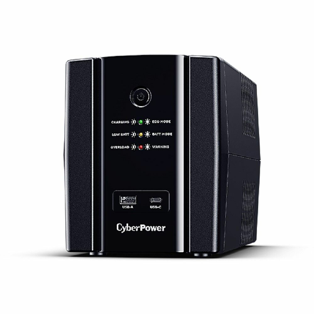 CyberPower UT2200EIG ИБП 2200VA/1320W, 6 розеток (IEC C13), 3xUSB (A, B, C), 2xRJ11/RJ45, линейно-интерактивный