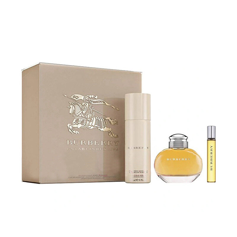 Burberry набор парфюмерная вода 100 мл + миниатюра 4.5 мл + дезодорант-спрей 150 мл / Барбери