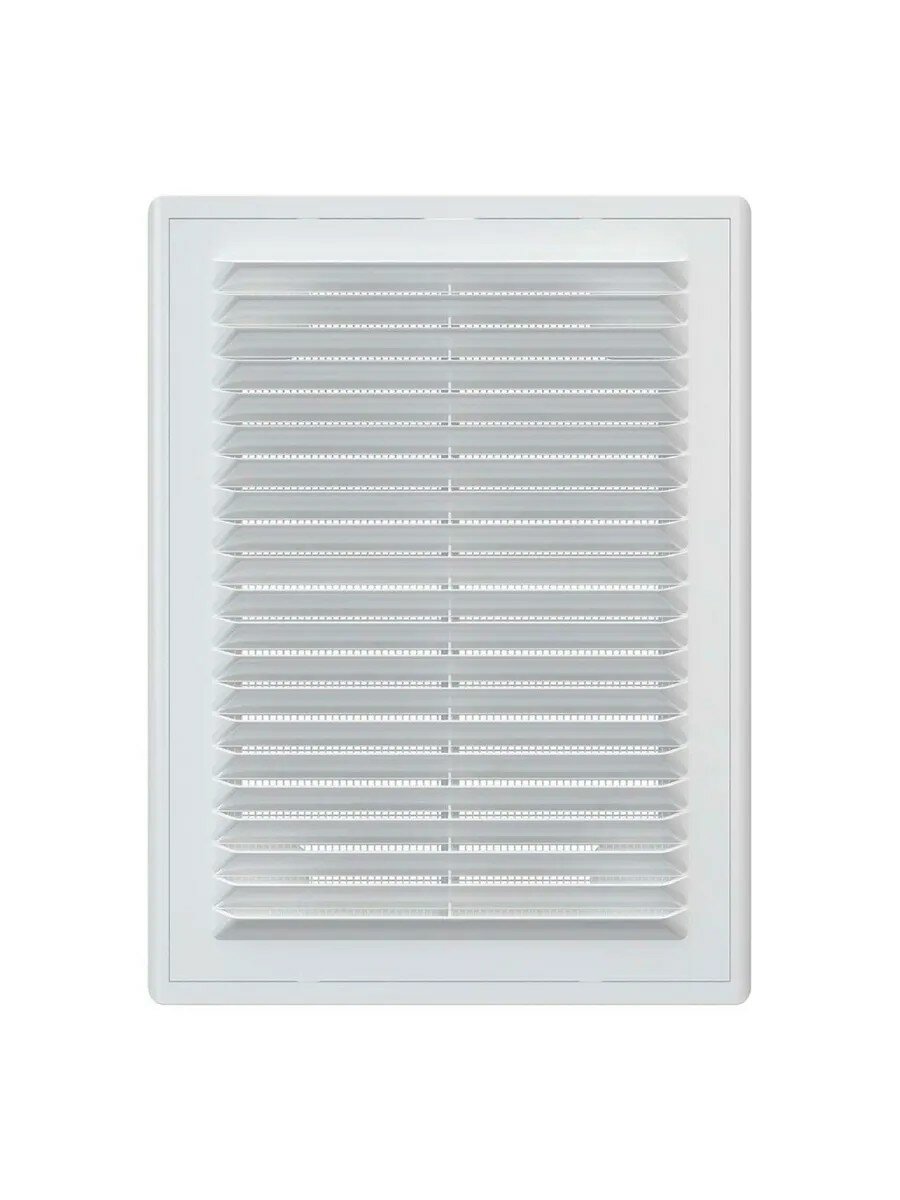 Решетка вентиляционная пластик, разъемная, 150х200 мм, с сеткой, ERA