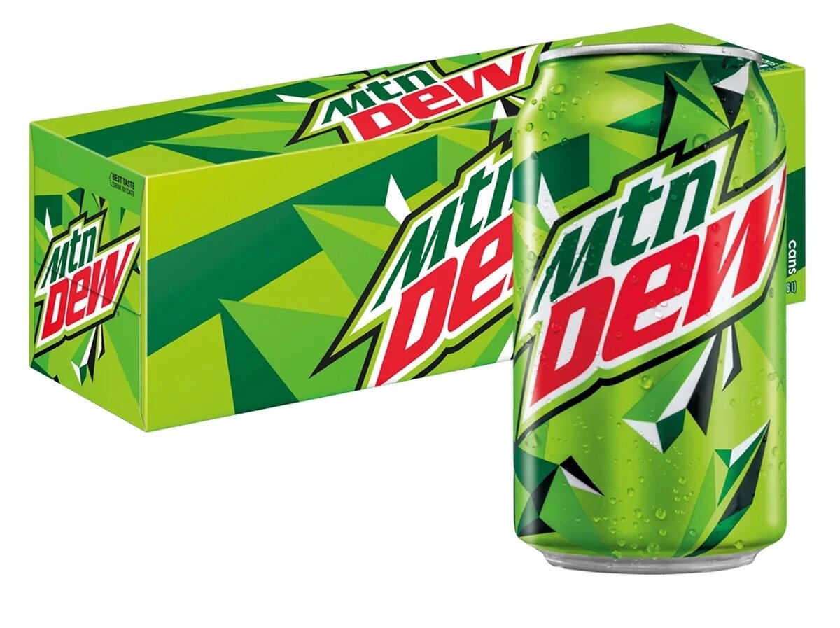 Газированный напиток Mountain Dew Original 0.355л. х 12шт. (США)