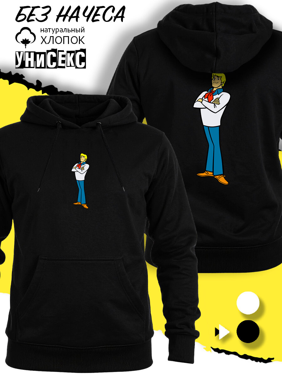 Худи Толстовка свитшот скуби ду scooby doo Fred Фред