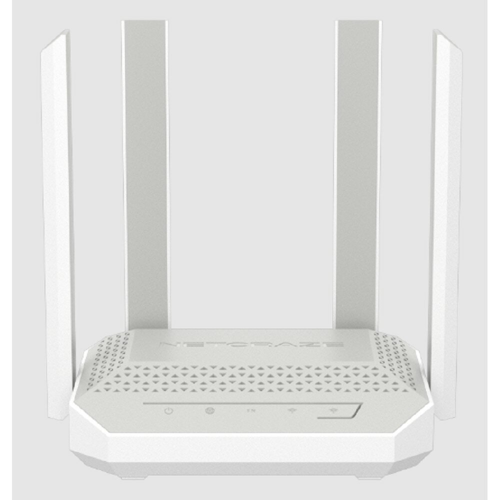 Маршрутизатор NETCRAZE NC-2113 Wi-Fi 5 (802.11ac) 2,4 ГГц, 5 ГГцГГц 867
