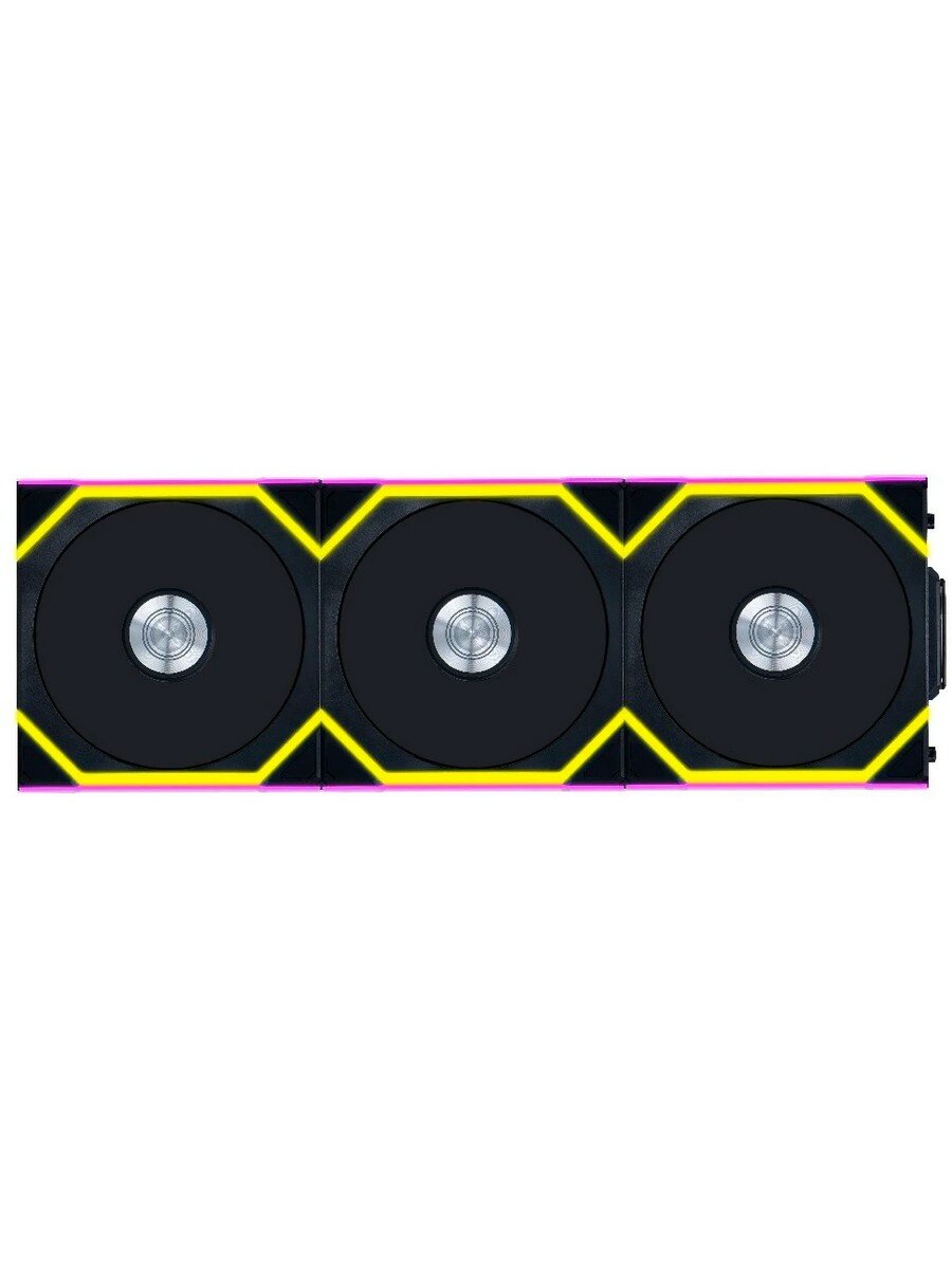 Вентилятор для корпуса LIAN LI UNI FAN SL WIRELESS 120 black ARGB (3 pcs, 120mm, PWM 2000rpm, 69.8 CFM, 28,5 dB, 4 pin) (G99.12SL1W3B.00)