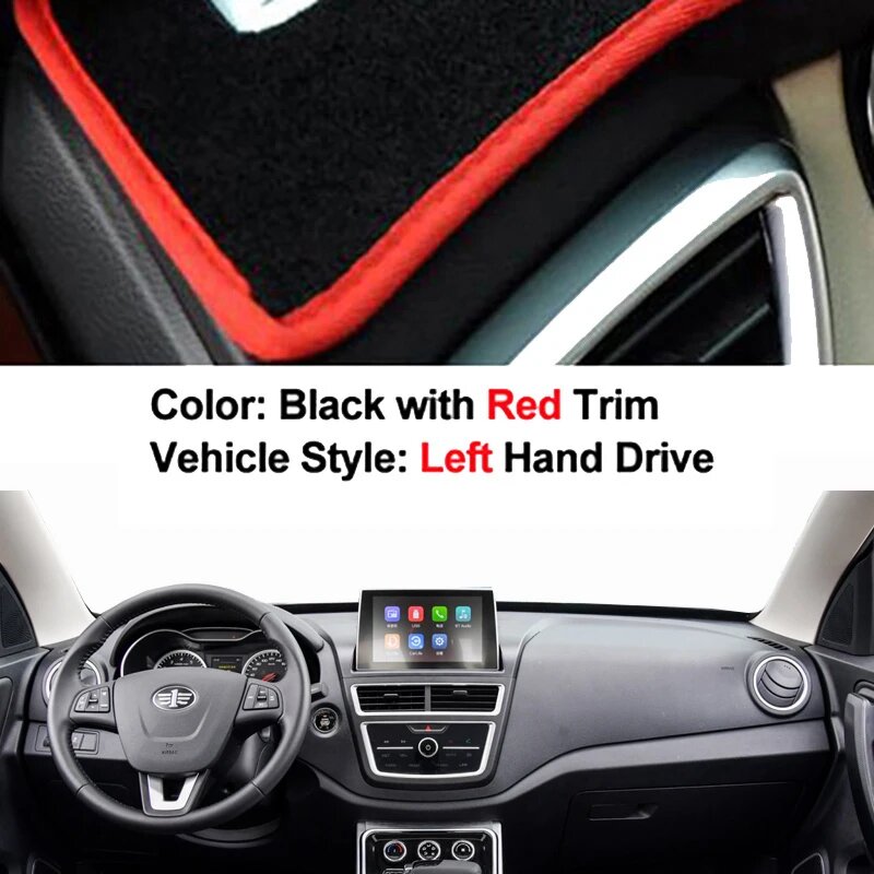 Автомобильный Внутренний чехол для приборной панели для FAW Besturn X40 2016-2020, коврик для приборной панели, ковер, накидка, Солнцезащитная накладка, защита от УФ-лучей 2019 2018 2017 Red LHD