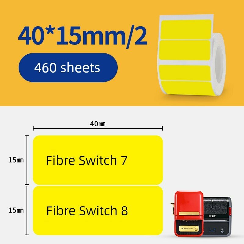 Термоэтикетки Jingchen B21/B1/B31/B3S для принтеров этикеток, для сетевого оборудования, инженерных решений, центров