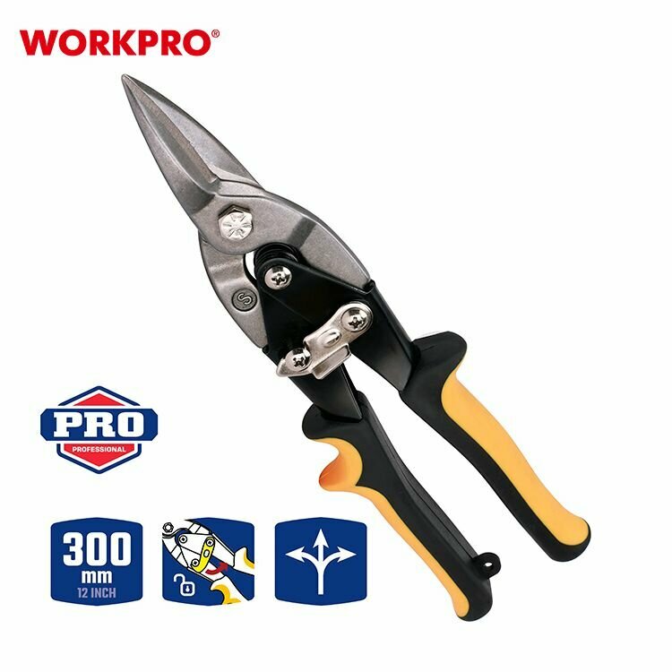 Ножницы по металлу 300мм прямые CR-V WORKPRO