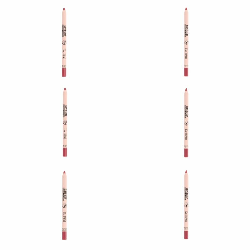 TF Cosmetics I'm TREND карандаш для губ, гелевый, super stay, тон 005, розовый нюд, 6 штук