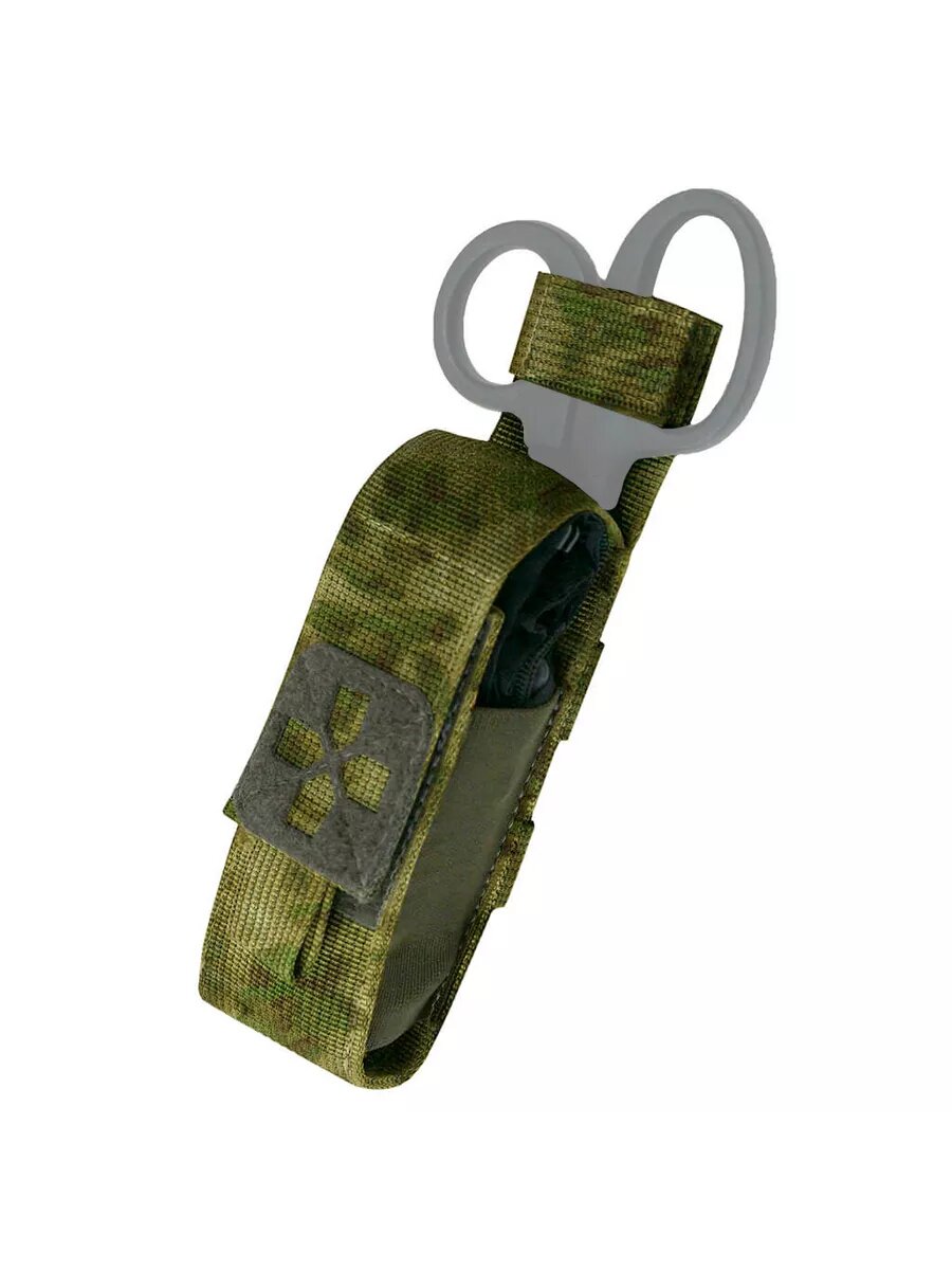 Подсумок под турникет и ножницы аптечка (VG-08-07) Мох