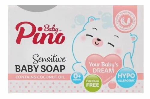 Baby Pino Туалетное мыло детское, для чувствительной кожи 0+, 100 г