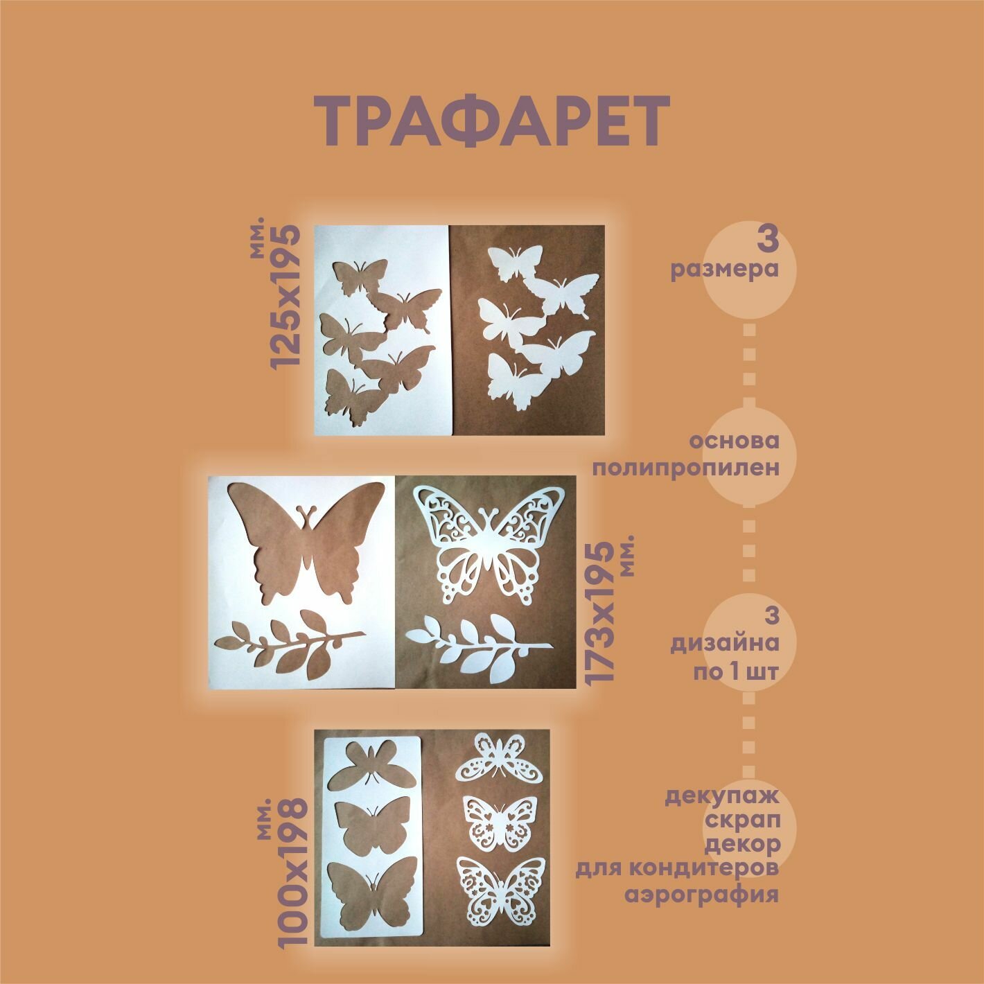 Трафарет пластиковый