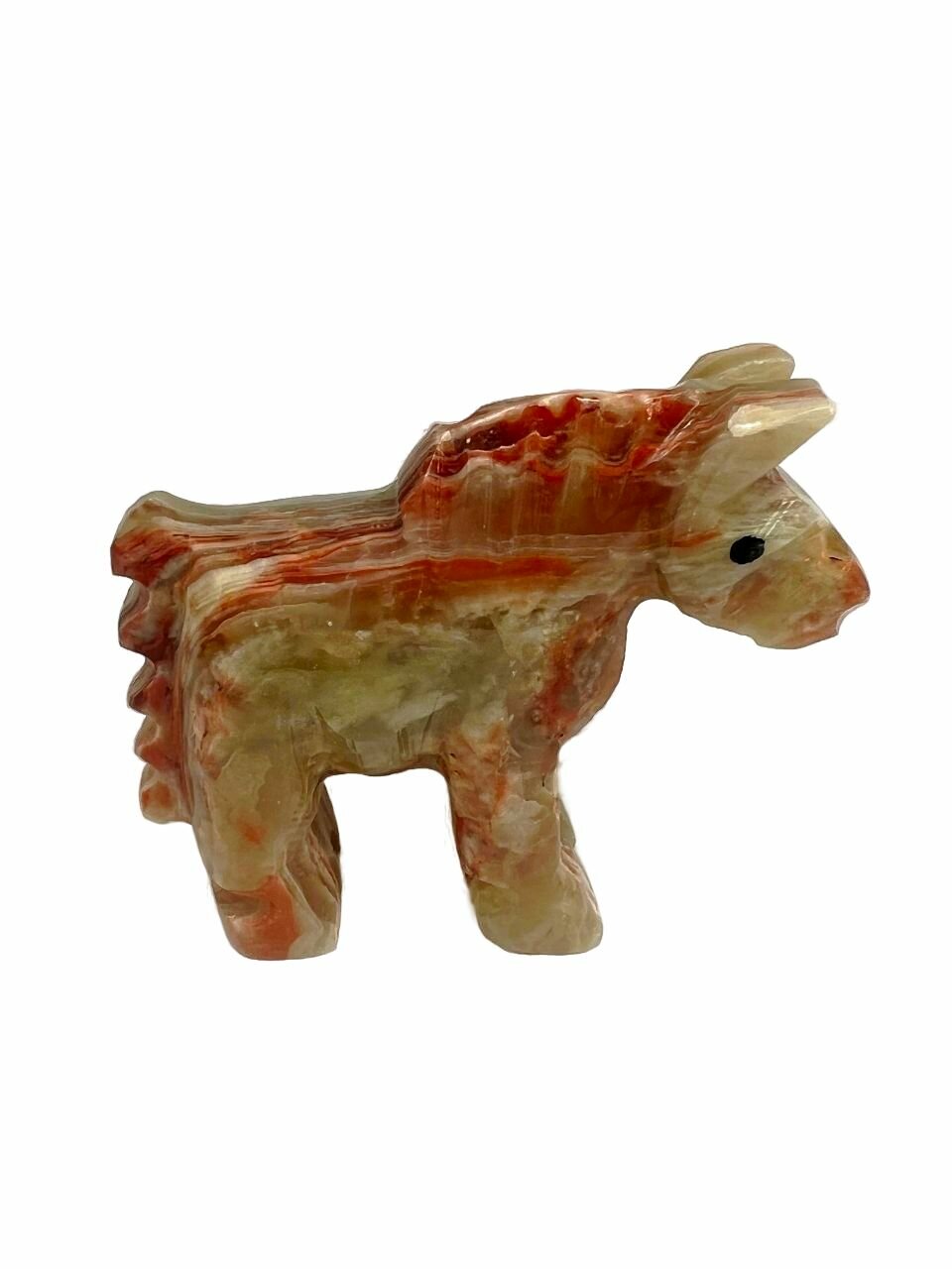 Статуэтка Лошадка-3 из натурального камня Оникс